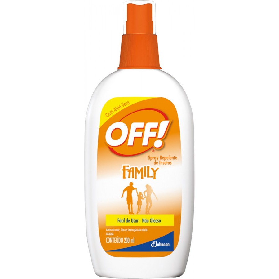 REPELENTE OFF! FAMILY SPRAY X200ML – Megashop